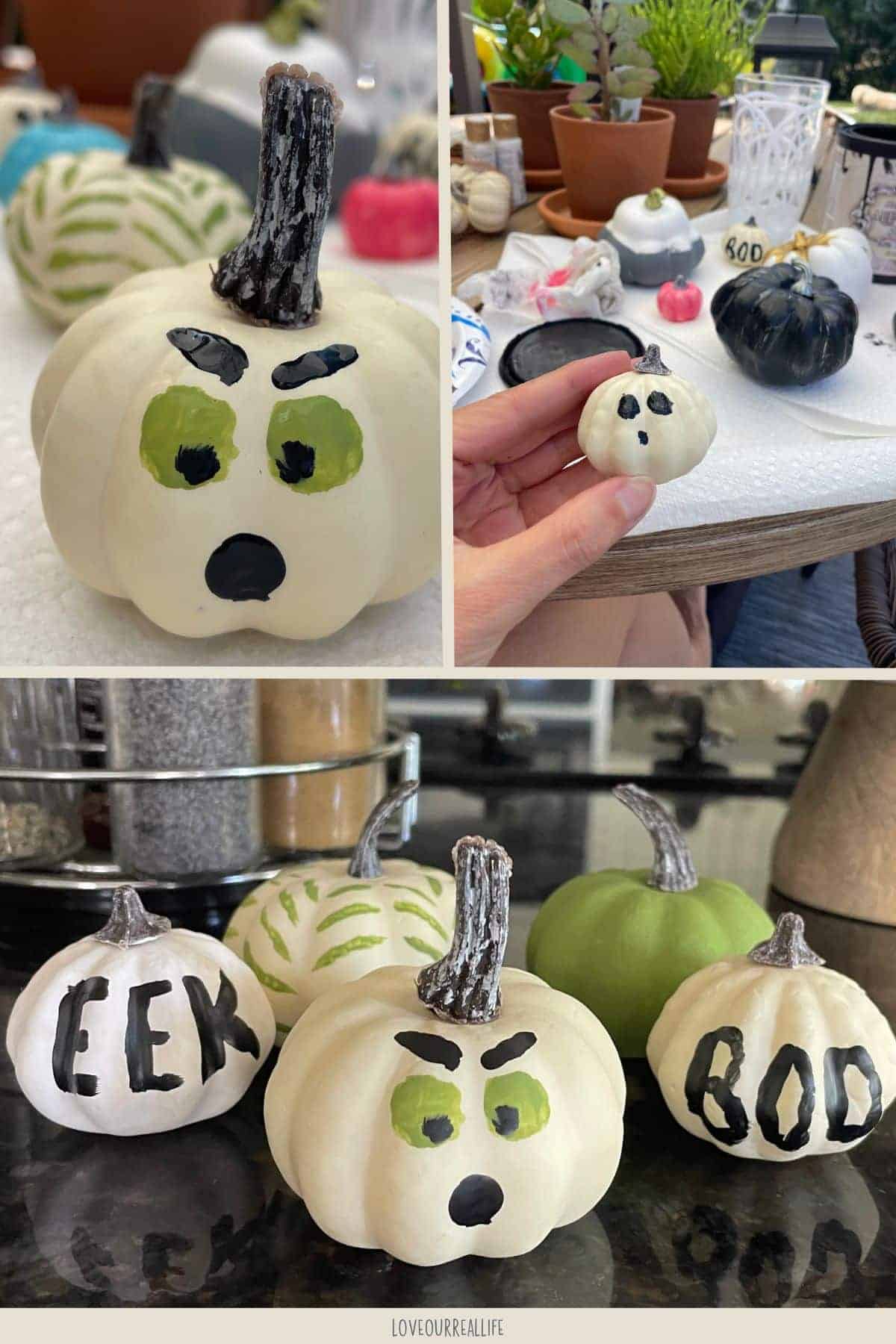Painted Pumpkin Faces Pumpkin Decorating Ideas To Try This Halloween