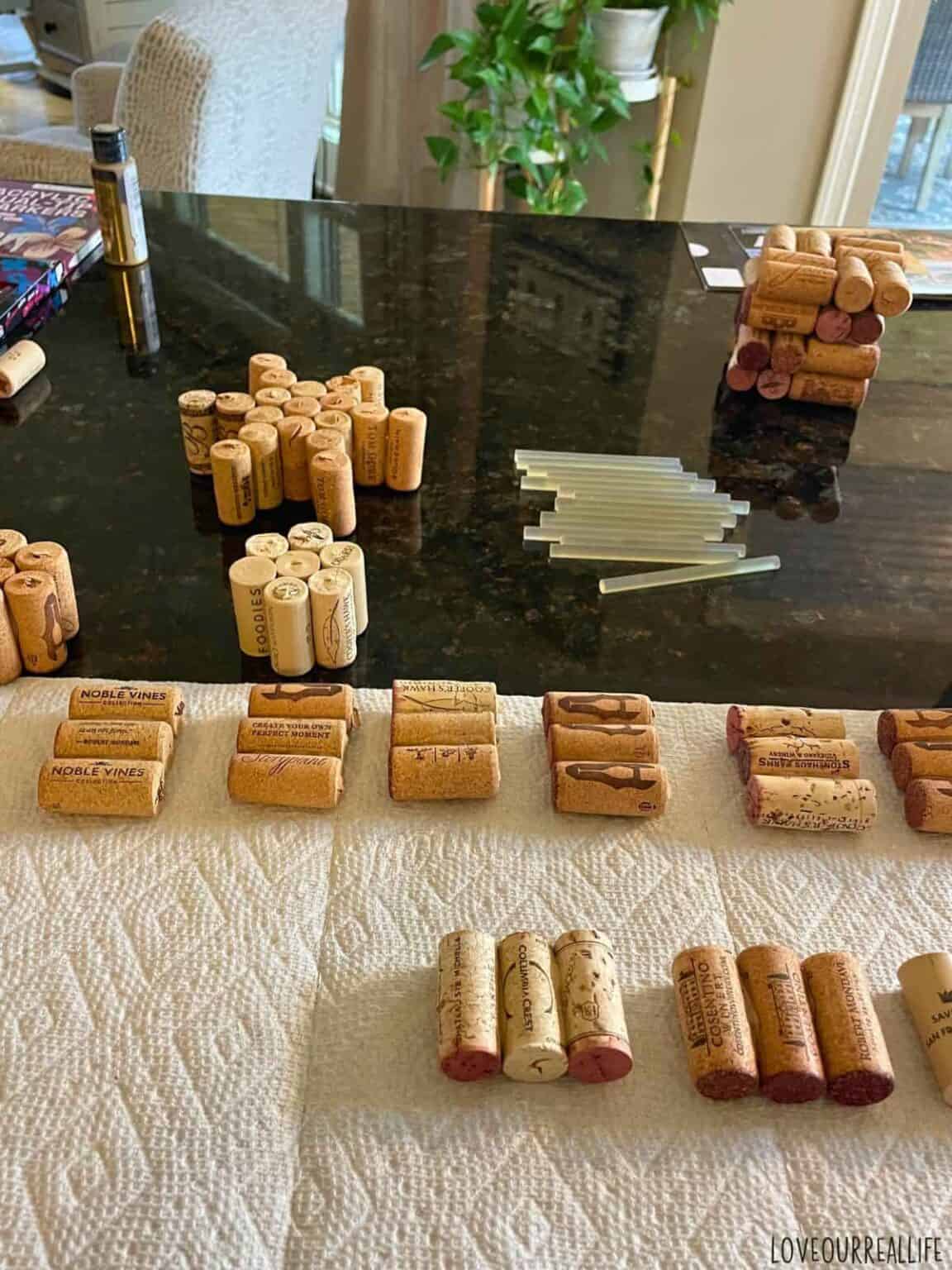 Wine Cork Snowflake DIY Christmas Decor ⋆ Love Our Real Life