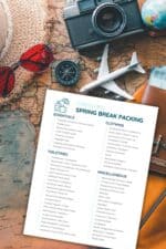 Spring Break Essentials Packing List (+ Free Printable!) ⋆ Love Our ...