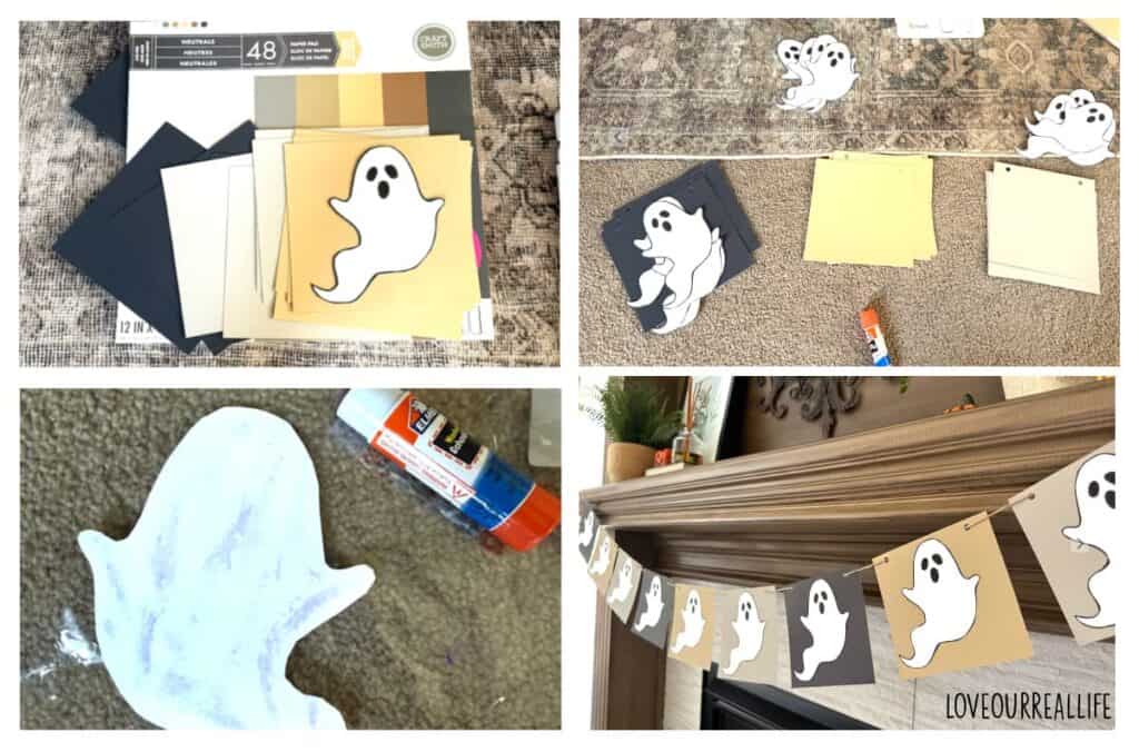 DIY Ghost Garland: Easy Halloween Decoration ⋆ Love Our Real Life