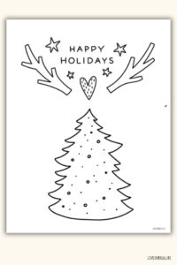 Adorable Free Christmas Coloring Pages to Print and Color ⋆ Love Our ...