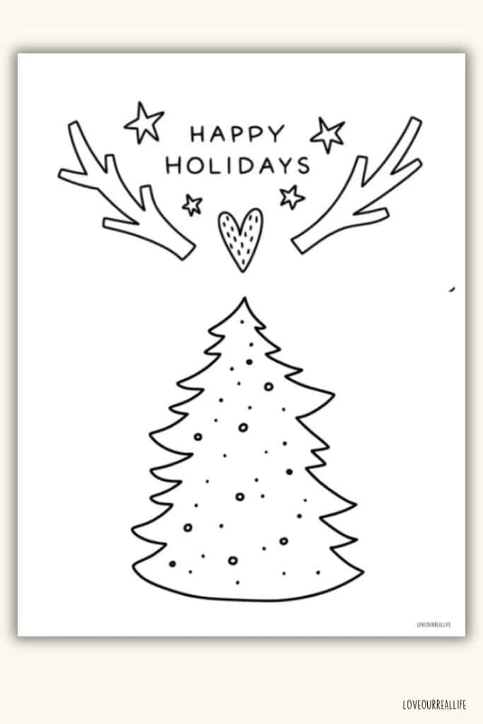 Adorable Free Christmas Coloring Pages to Print and Color ⋆ Love Our ...