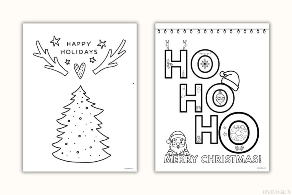 Adorable Free Christmas Coloring Pages to Print and Color ⋆ Love Our ...